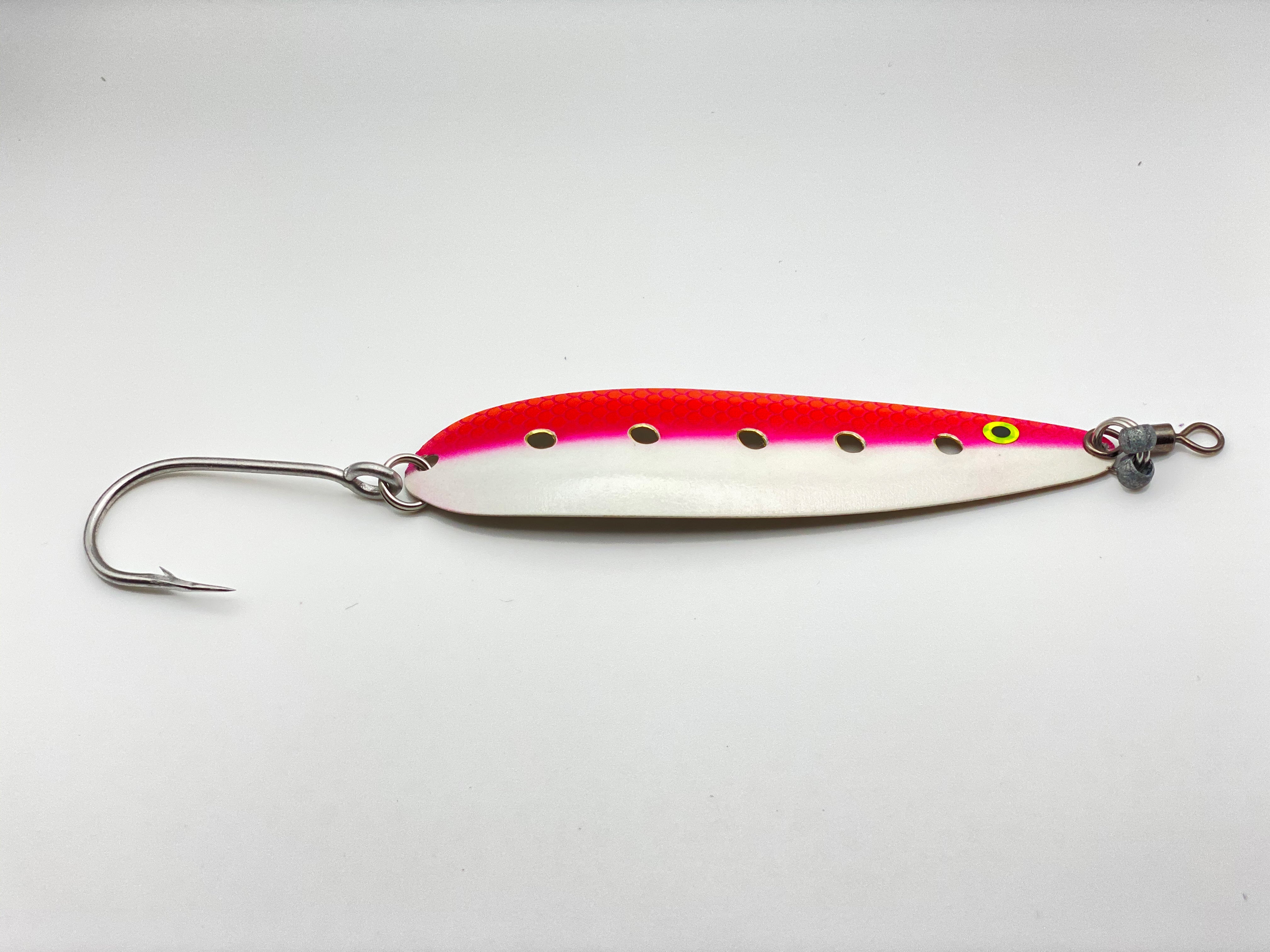 Glow Red/White Nasty Boy 5" | Lurecharge